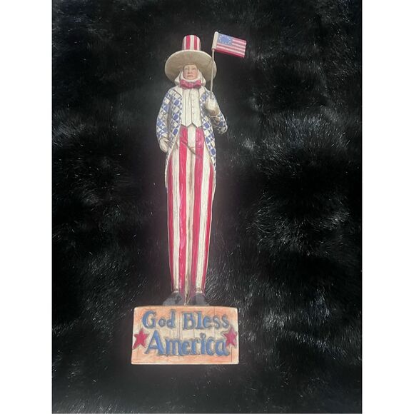 Jim Shore | Holiday | Jim Shore Uncle Sam Statue Figurine Red White ...